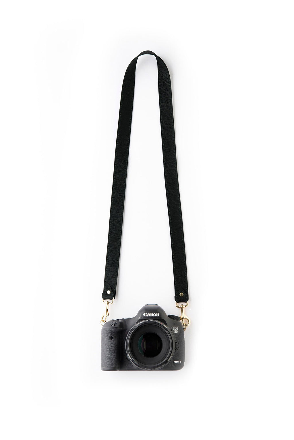 FOTO | The Designer Onyx Fotostrap - Genuine Pebbled Leather Camera Strap